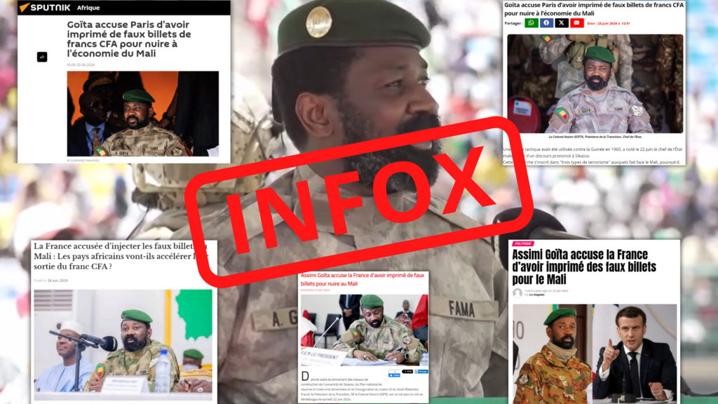 La France accusée d’imprimer des faux billets pour déstabiliser le Mali ? Attention à cette ...